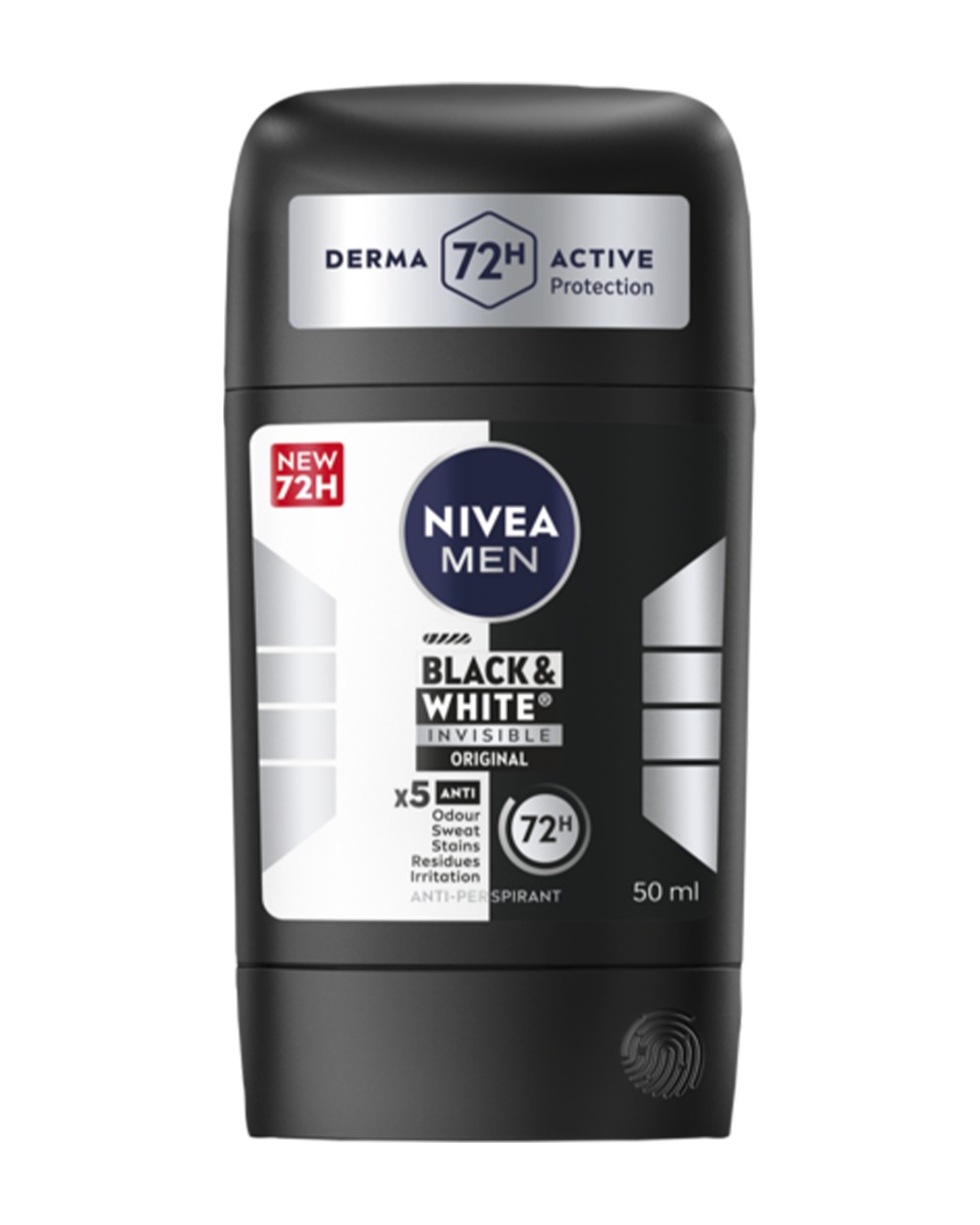 NIVEA MEN Deodorant Stick Black & White Original 50ml - Araaby Eshop