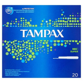 TAMPAX Blue Box Super 20's - Araabyeshop